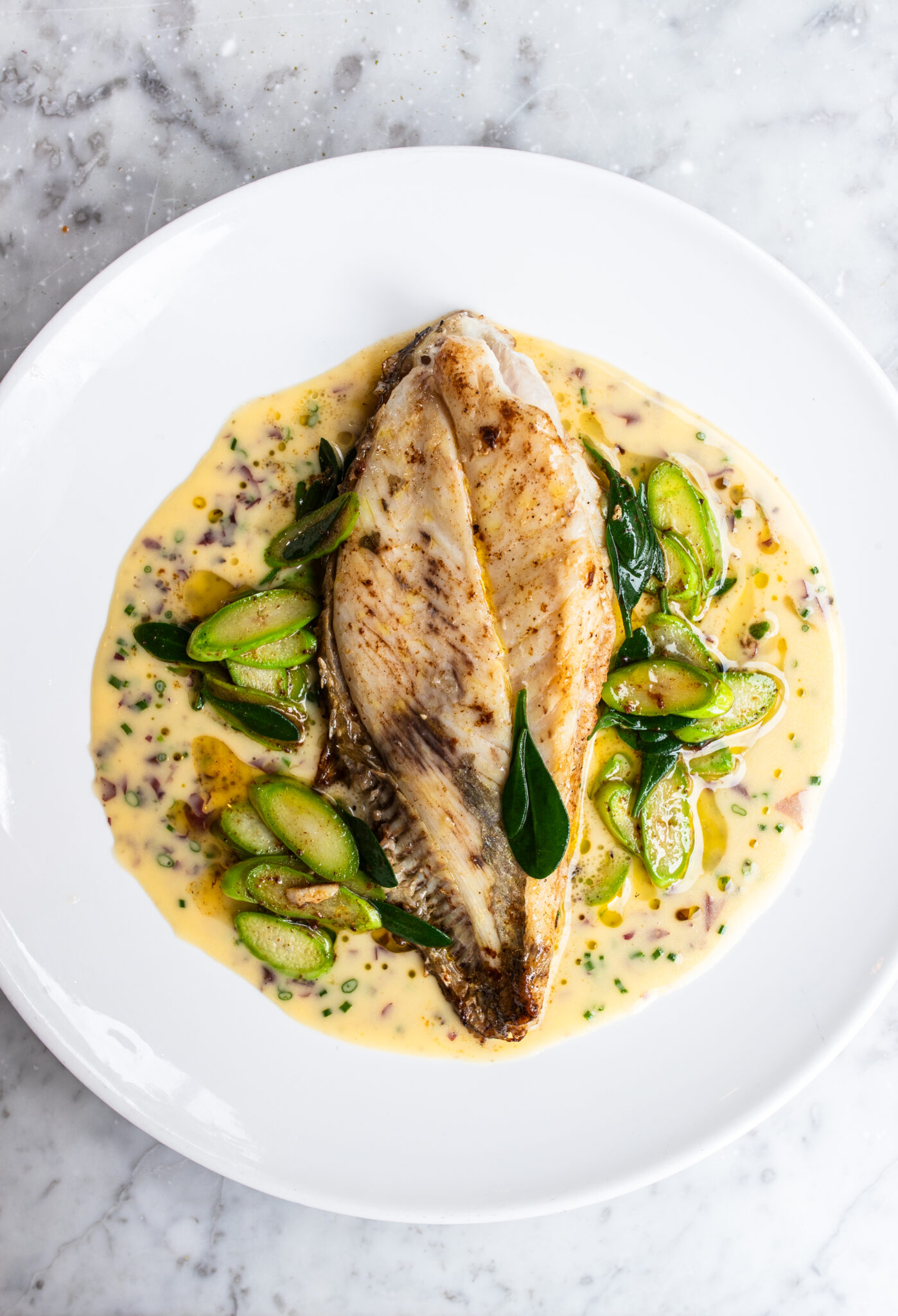 John Dory with Seaweed Beurre Blanc - Fallow
